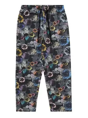 A BATHING APE Floral Camo Sweat Pants - Black