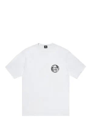 StÜssy Dot Stamp Tee - White
