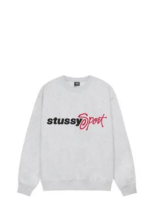 StÜssy Sport Script Crewneck - Grey