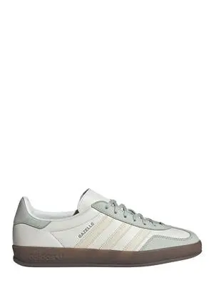 Adidas Gazelle Indoor Lace Up Sneakers - White