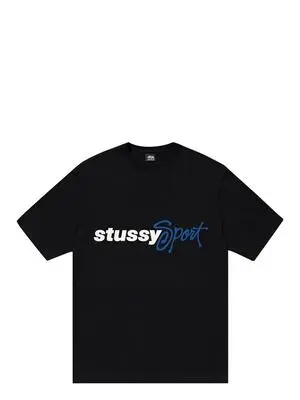 StÜssy Sport Script Tee - Black