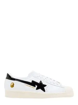 Adidas Bape X Superstar Vintage Sneakers - White