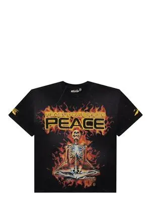 HELLSTAR Inner Peace Fire Tee - Black