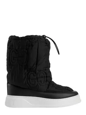 Gucci Cloth Boots - Black