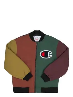 Supreme Supreme X Champion Color Blocked Jacket Multicolor