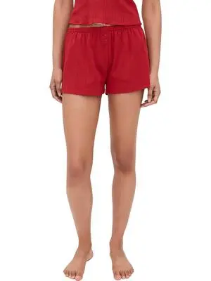 COUCOU COUCOU The Shorts Cherry Red