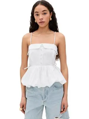 Hunter Bell Juliana Top - Bright White