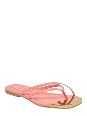 Dolce Vita Laguna Flip Flop - Coral Leather