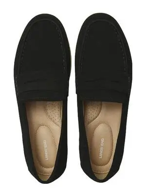 LANDS' END Penny Loafers - Black