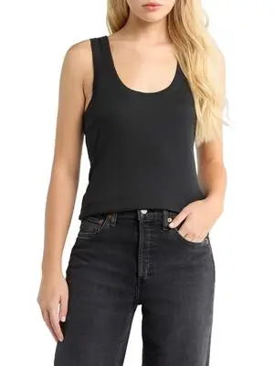 MANGO MANGO Scoop Neck Tank