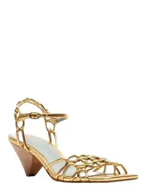 FRANCES VALENTINE Alexandra Chain Link Sandal - Platino