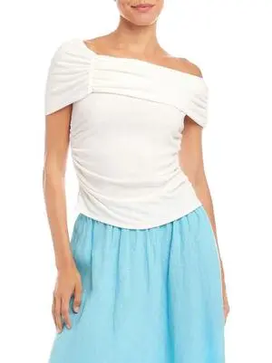 Fifteen Twenty Lizzie One-shoulder Top - Off White