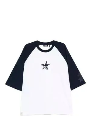 FIVE CM Embroidered T-shirt - Blue