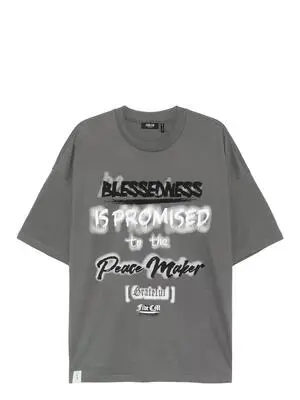 FIVE CM Graphic-print T-shirt - Grey