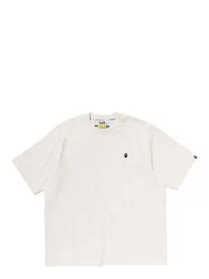 A BATHING APE One Point Relaxed Fit Tee Shirt - Ivory