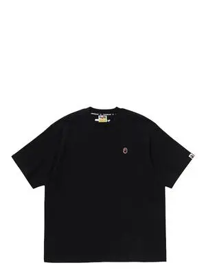 A BATHING APE One Point Relaxed Fit Tee Shirt - Black