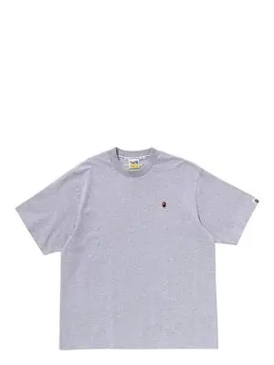 A BATHING APE One Point Relaxed Fit Tee Shirt (ss25) Gray