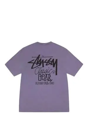 StÜssy Classic Gear Pigment Dyed Tee Shirt - Grape