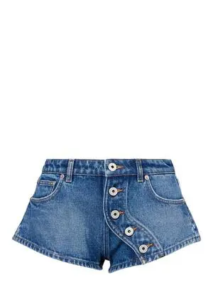 Jean Paul Gaultier Denim Shorts - Blue
