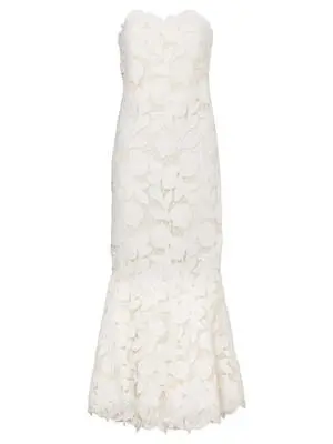 Simkhai Valetta Embroidered Midi Dress - White