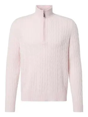 Arch4 Thames Cashmere Half-zip Sweater - Pink