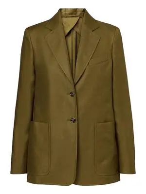 Max Mara Max Mara Guglia Linen Blazer Brown
