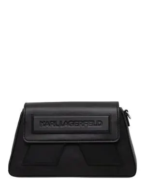 Karl Lagerfeld Ikonik K Shoulder Bag - Black