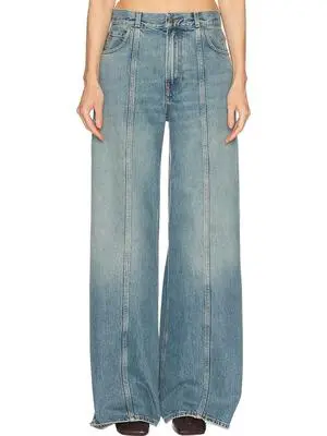 HAIKURE Peace Wide-leg Jeans - Lagoon Wash