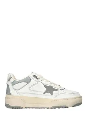 GOLDEN GOOSE Forty2 Branded Leather Low-top Trainers - White/oth