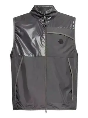 Moncler Epeo Logo-appliqué Gilet - Grey