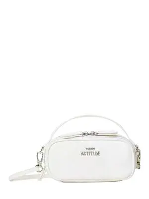 TWINSET Mini Logo-embellished Shoulder Bag - White