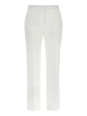 Max Mara David Straight Trousers - White