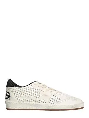 GOLDEN GOOSE Ball Star Hf Leather Low-top Trainers - White/blk
