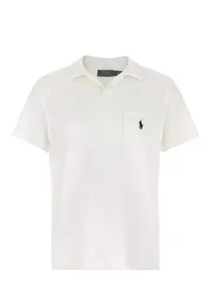 Polo Ralph Lauren Terry-cloth Polo Shirt - White