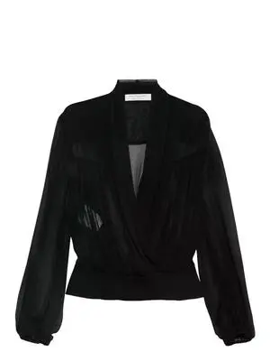 Philosophy Di Lorenzo Serafini Pleated Blouse - Black