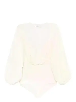 Philosophy Di Lorenzo Serafini Draped Bodysuit - Neutrals