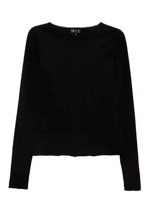 AGNÈS B. Long-sleeved T-shirt - Black