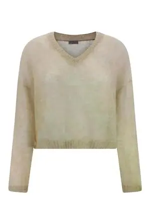 Brunello Cucinelli V-neck Jumper - Neutrals