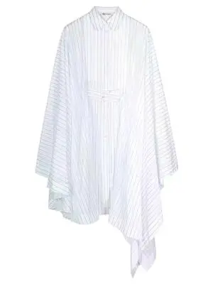 Ports 1961 Striped Shirt Dress - White