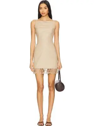 Tularosa Lexia Mini Dress - Beige