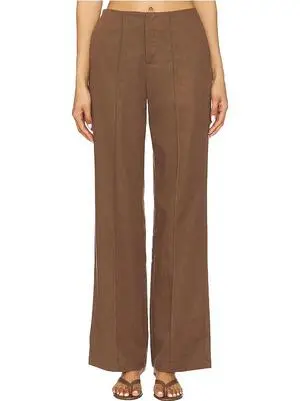 SNDYS Emilie Full Length Trousers - Coffee