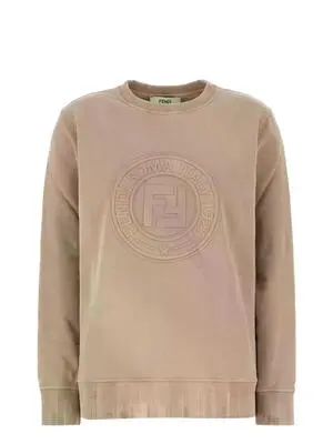 Fendi Cotton Sweatshirt - Brown