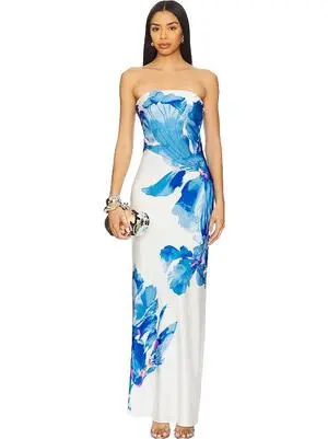 Rococo Sand X Maxi Dress - Blue