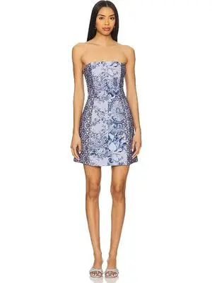 Alice + Olivia Violet Mini Dress - Blue Multi