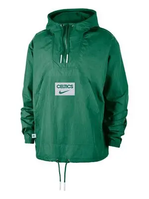 Nike Boston Celtics Club Courtside Nba Anorak - Green