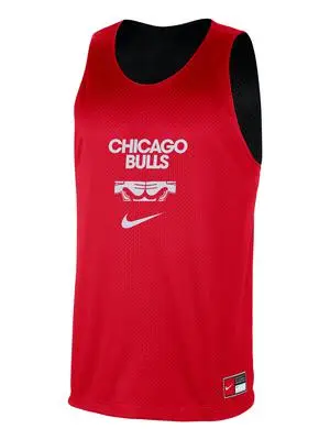Nike Chicago Bulls Courtside Nba Mesh Practice Jersey - Red