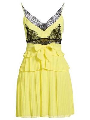 Liu Jo Mini Dress Polyester - Yellow