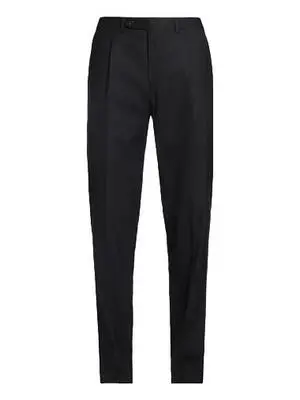 Canali Tapered Leg Tailored Pants - Black