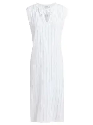 Peserico Midi Knit Dress - White