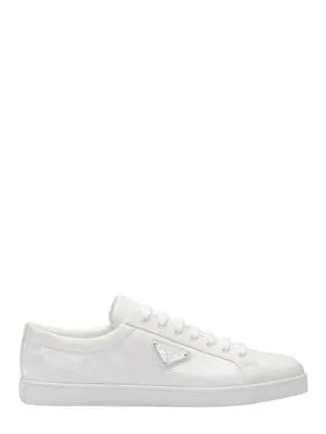 PRADA PRAX 01 Re-Nylon And Brushed Leather Sneakers
